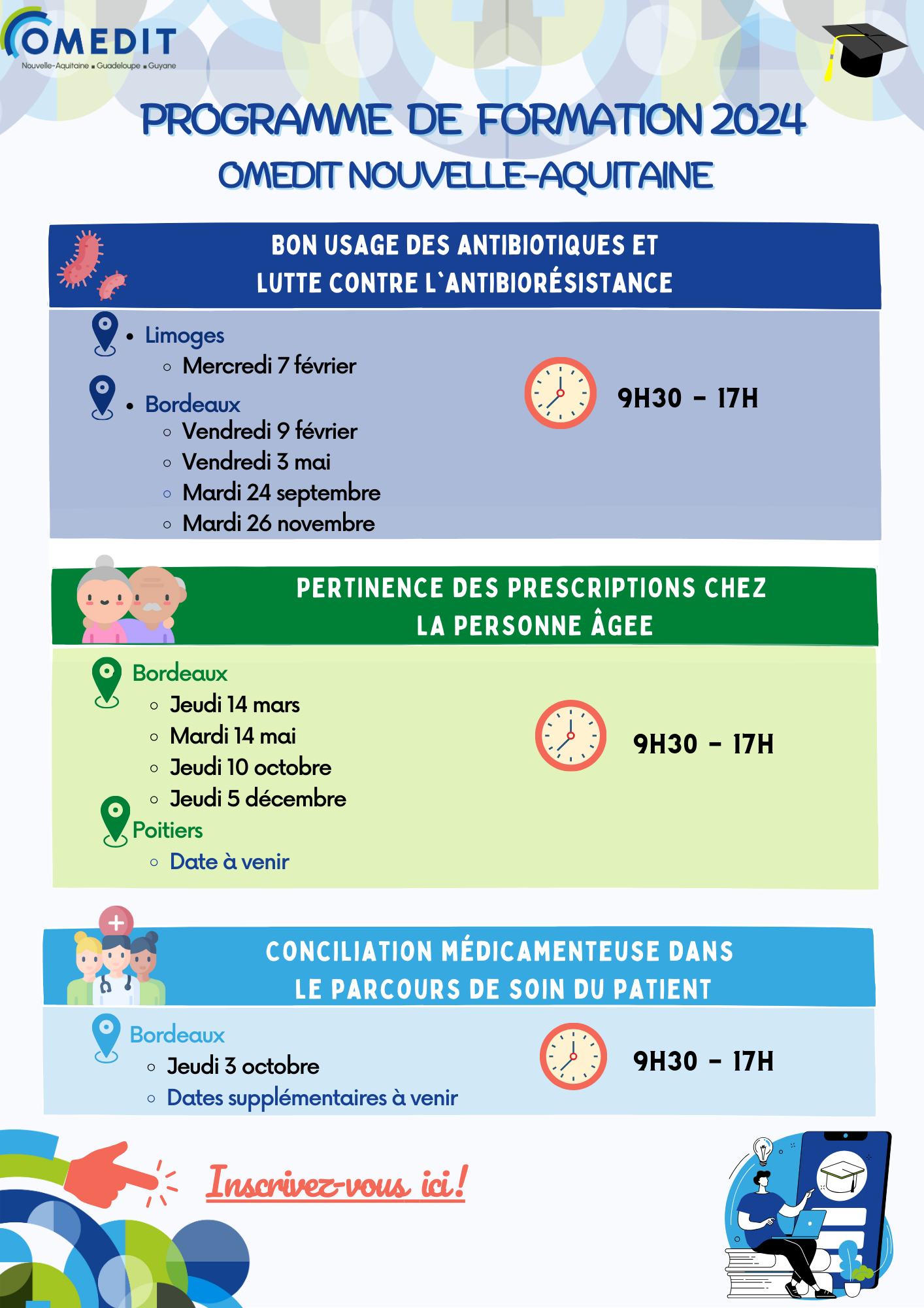 Programme des formations 2024 | OMEDIT Nouvelle-Aquitaine Guadeloupe Programme des formations 2024 | OMEDIT Nouvelle-Aquitaine Guadeloupe